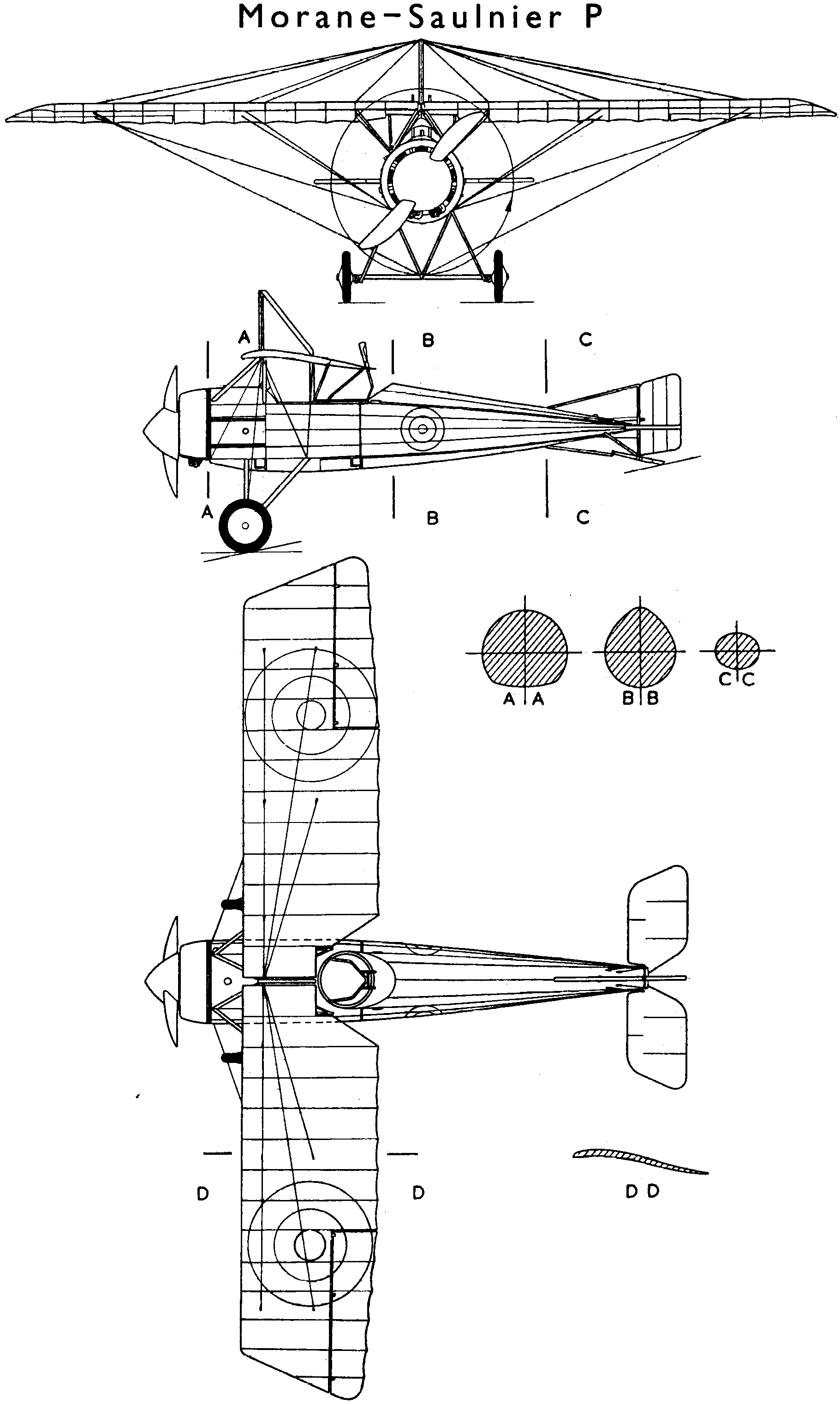 Morane-Saulnier Type LA / P / Моран-4 / Морчет