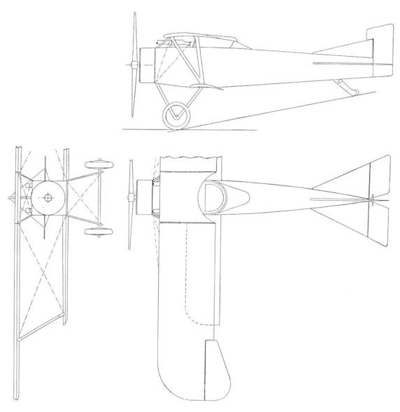 Saliger Rotary-engined Fighter