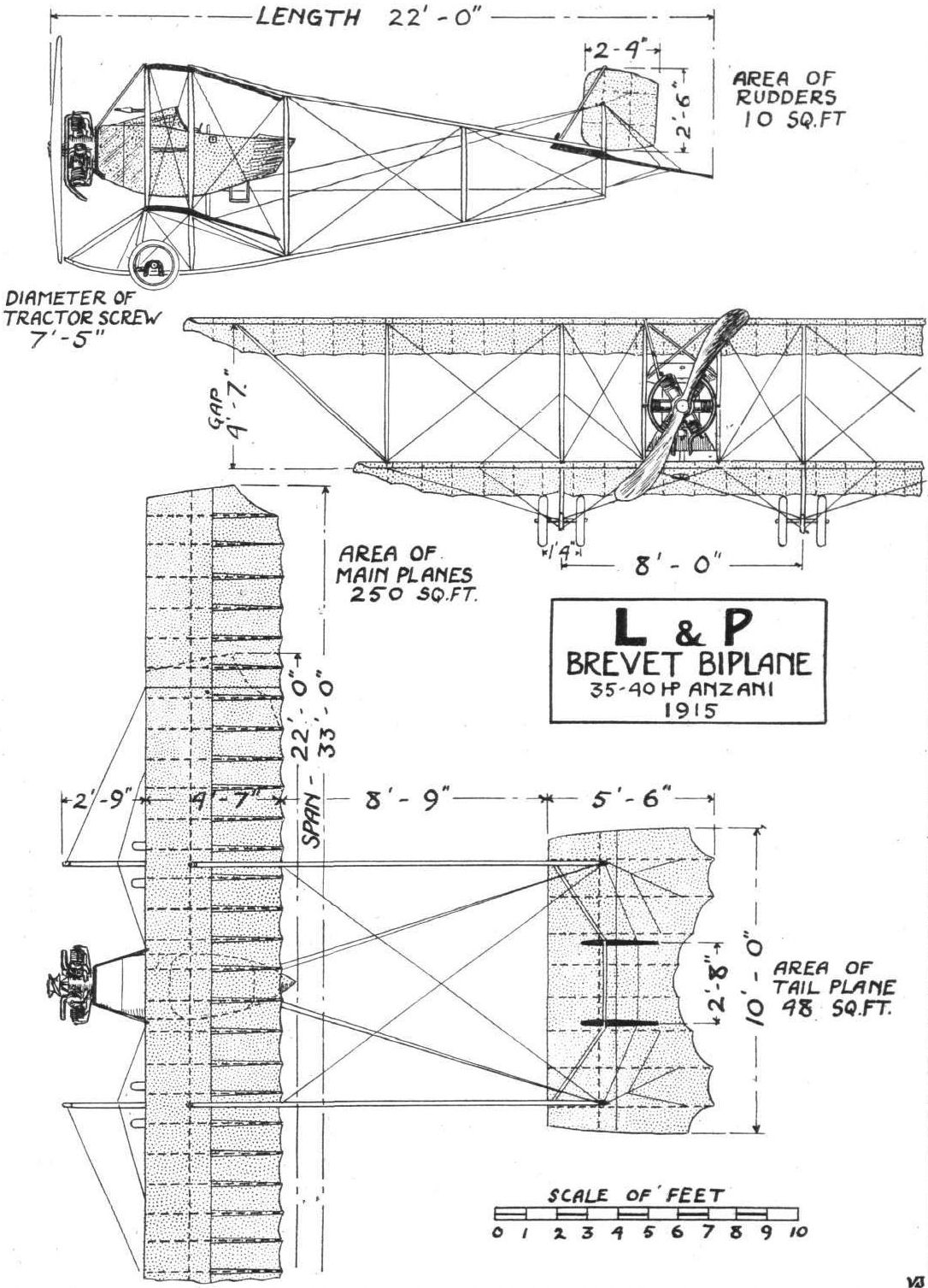 London and Provincial Aviation Co biplane