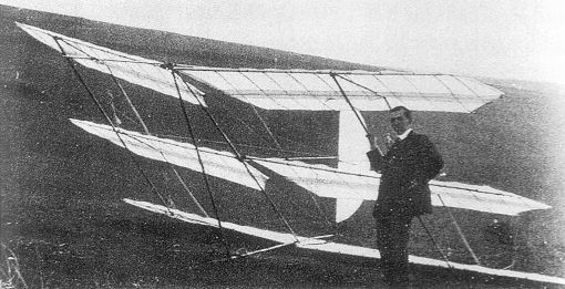 Wood triplane glider